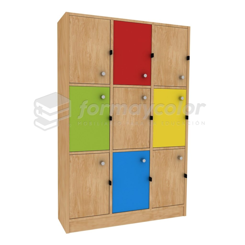 LOCKER 3X3 M Porta Candado - Forma y Color